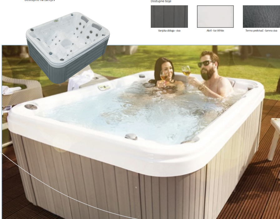 Hidromasažna Spa Kada – Spa Week End (za 3 osobe) – 330/2L - Gesta ...
